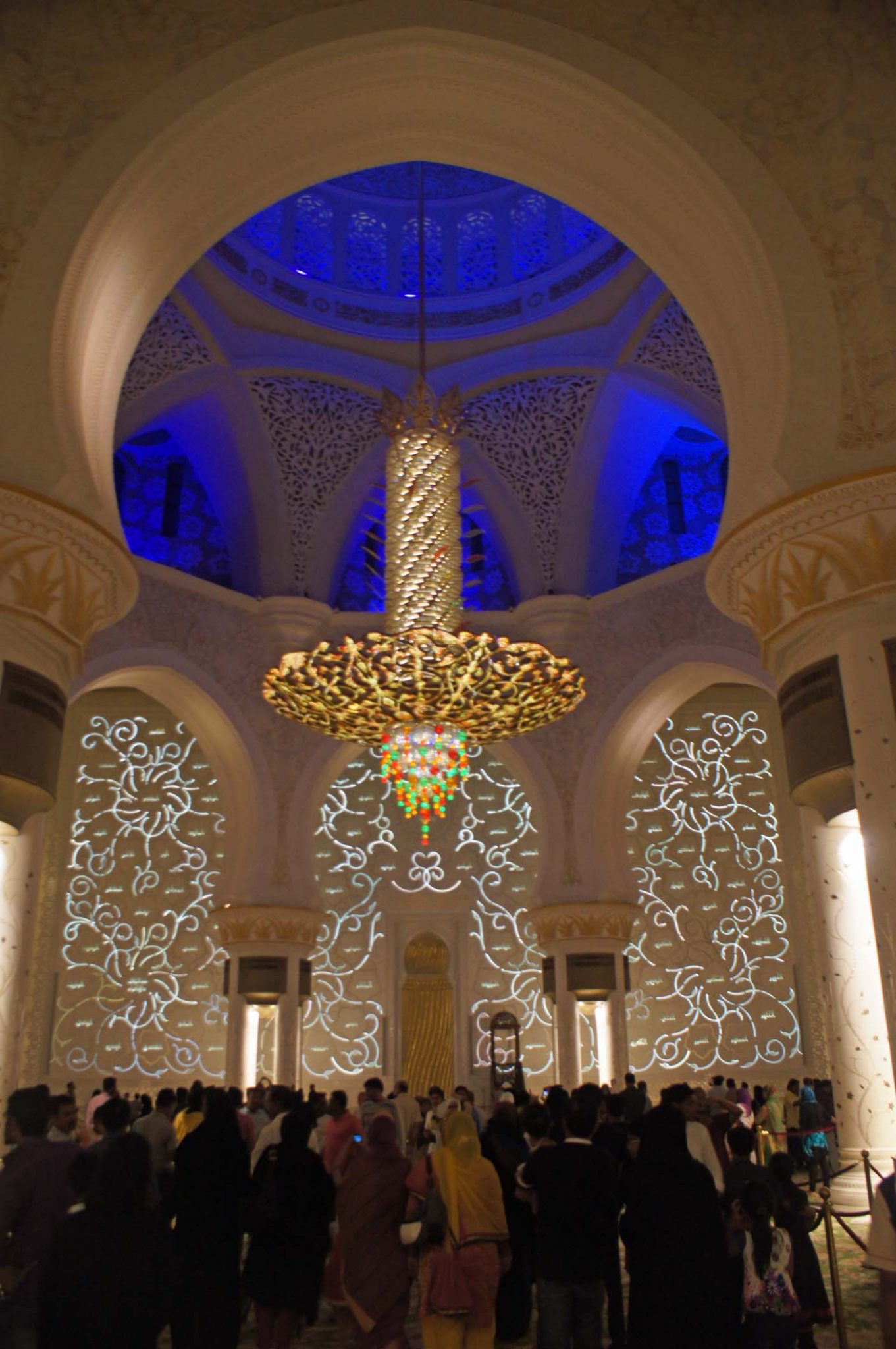 Sjeik Zayed Moskee, Abu Dhabi - Gezin op Reis