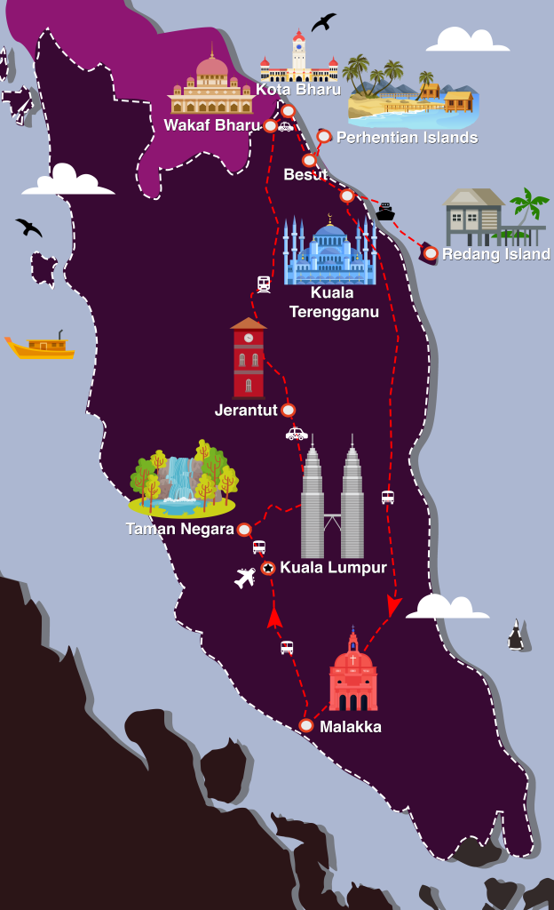 Rondreis Maleisie met kids, drie routes van dag tot dag - Gezin op Reis
