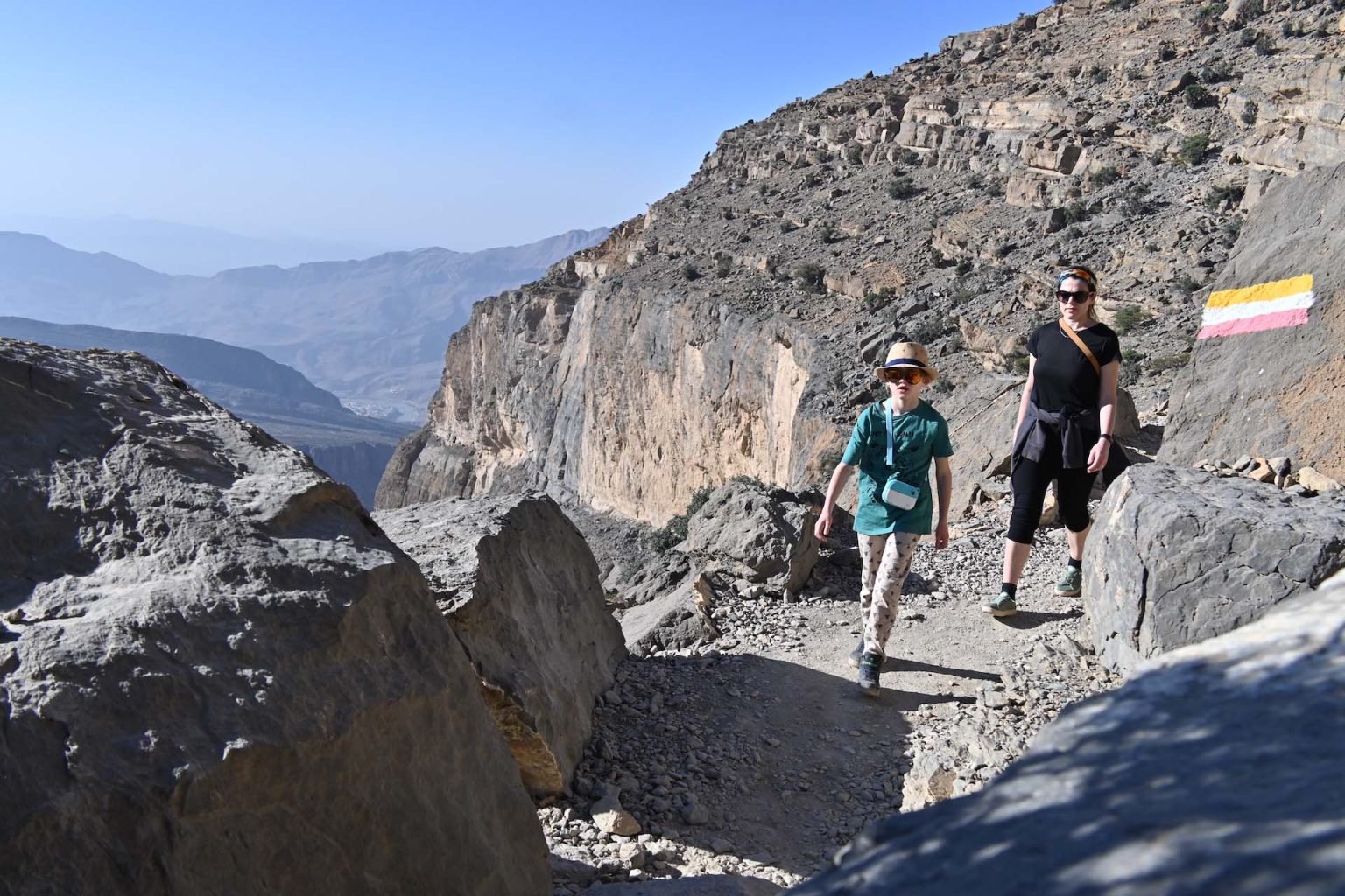 Avonturen in de bergen van Jebel Shams, Oman - Gezin op Reis